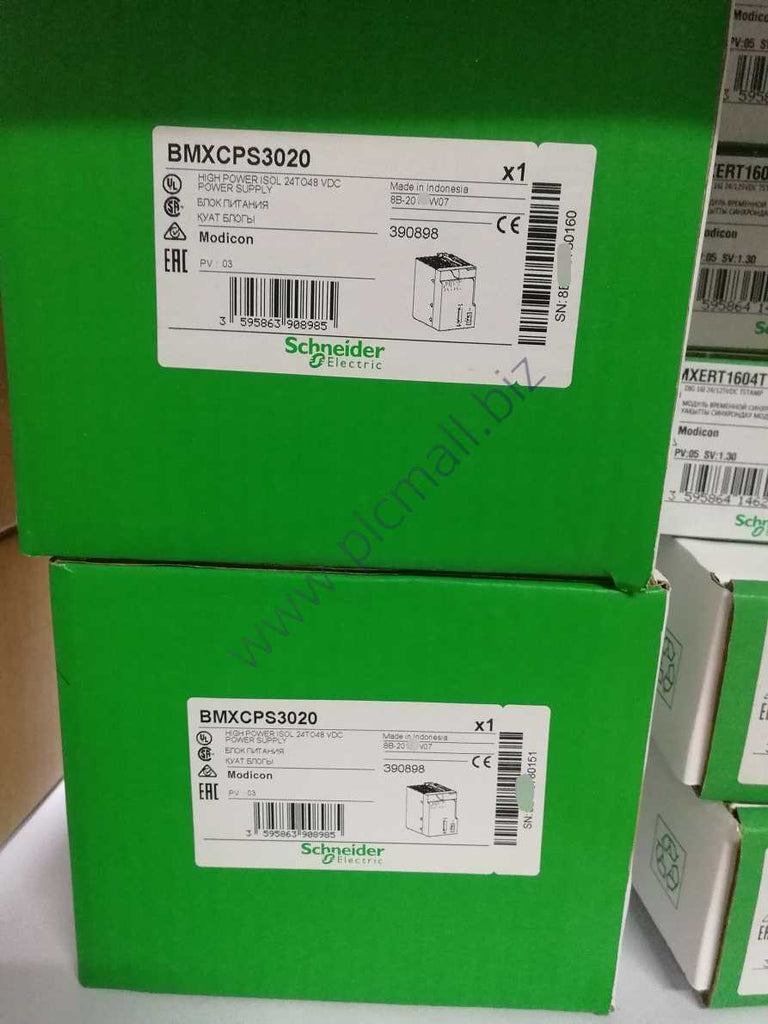 BMXCPS3020 Schneider power supply module X80 - 24..48 V DC - 31.2 W NE ...